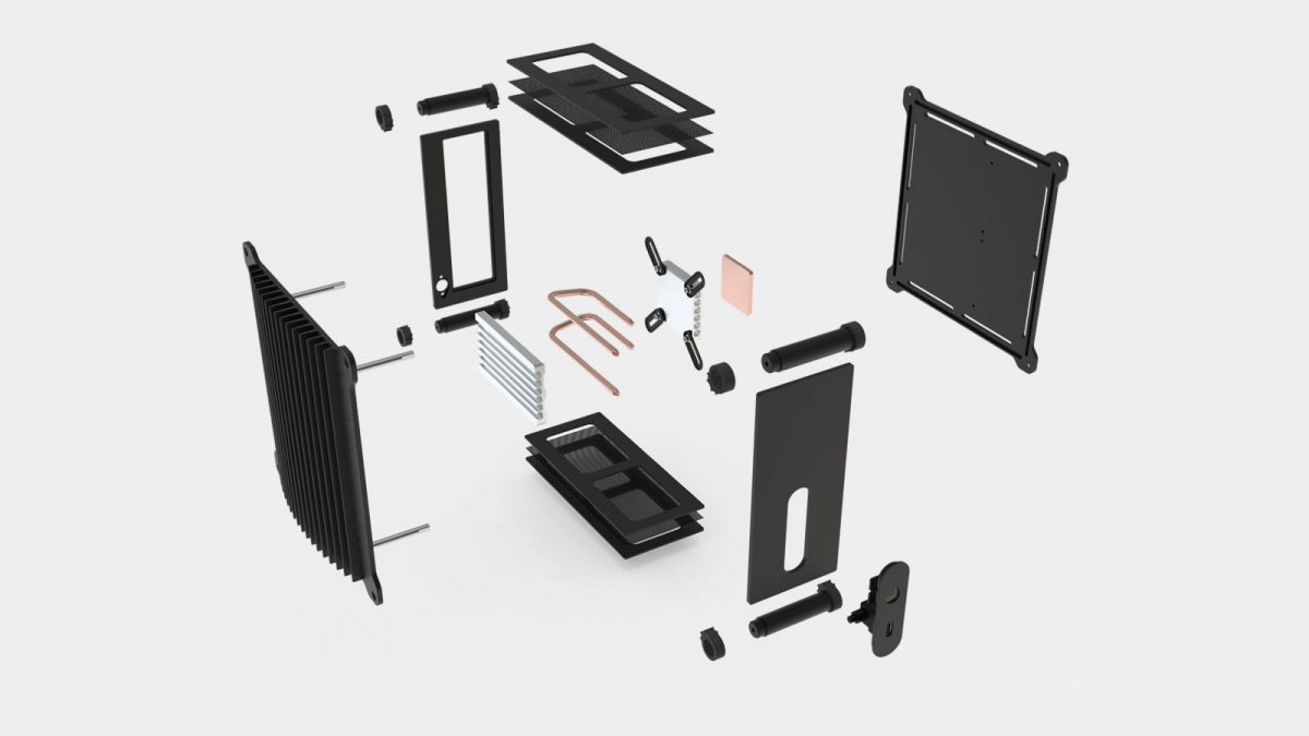 DB1 – Fanless Mini-ITX Case – Streacom